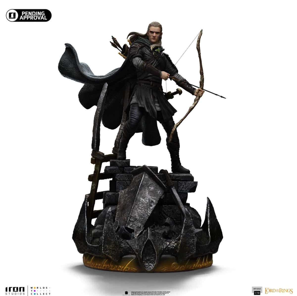 Legolas Unleashed The Lord of the Rings Art Scale 1/10 Statue By Iron