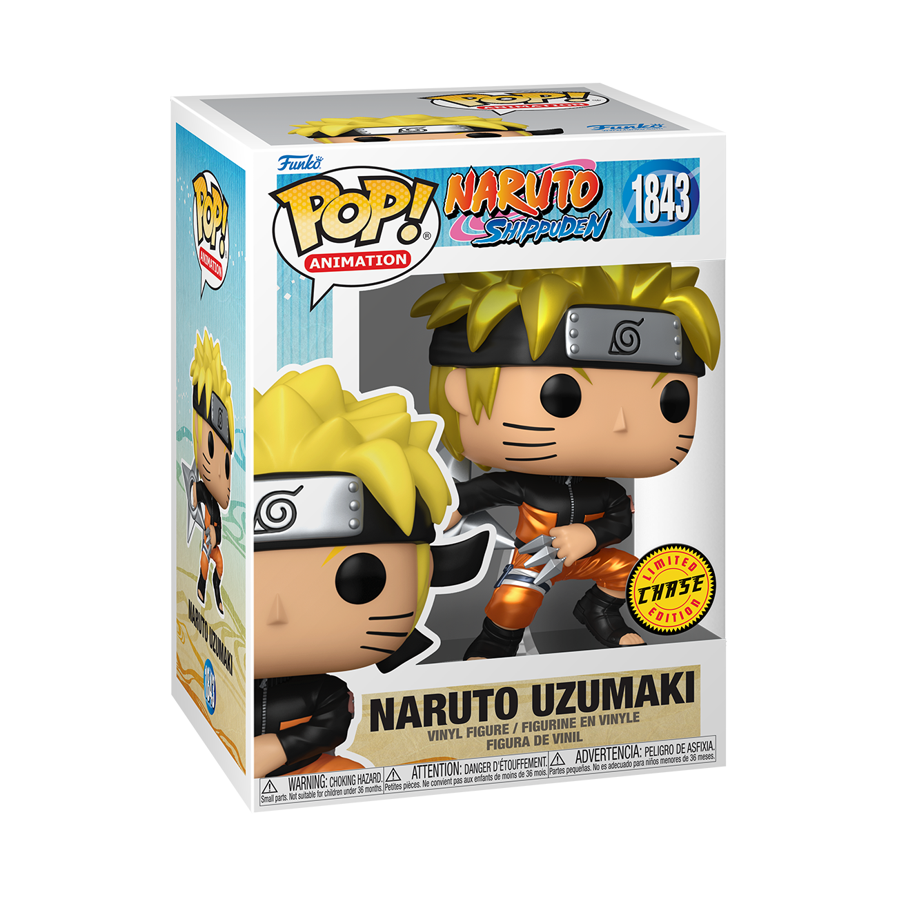 Naruto Uzumaki with Kunai & Shuriken Pop! (Chase)
