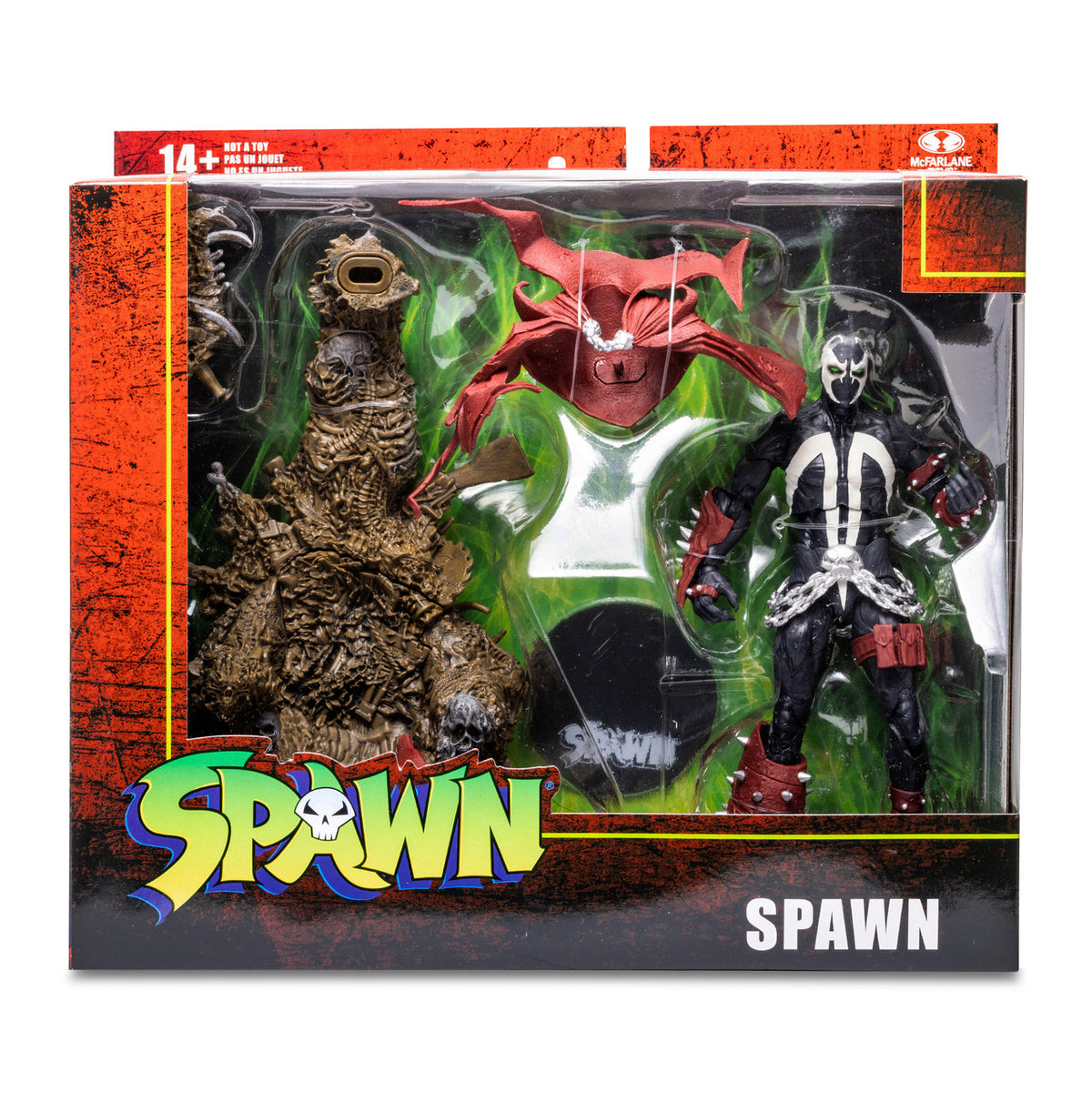 Spawn Deluxe Set 7" Figure On Throne By Mcfarlane