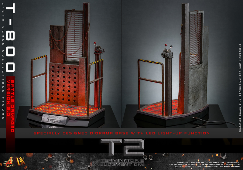 T-800 (BATTLE DAMAGED VERSION 2.0) Sixth Scale Figure by Hot Toys
