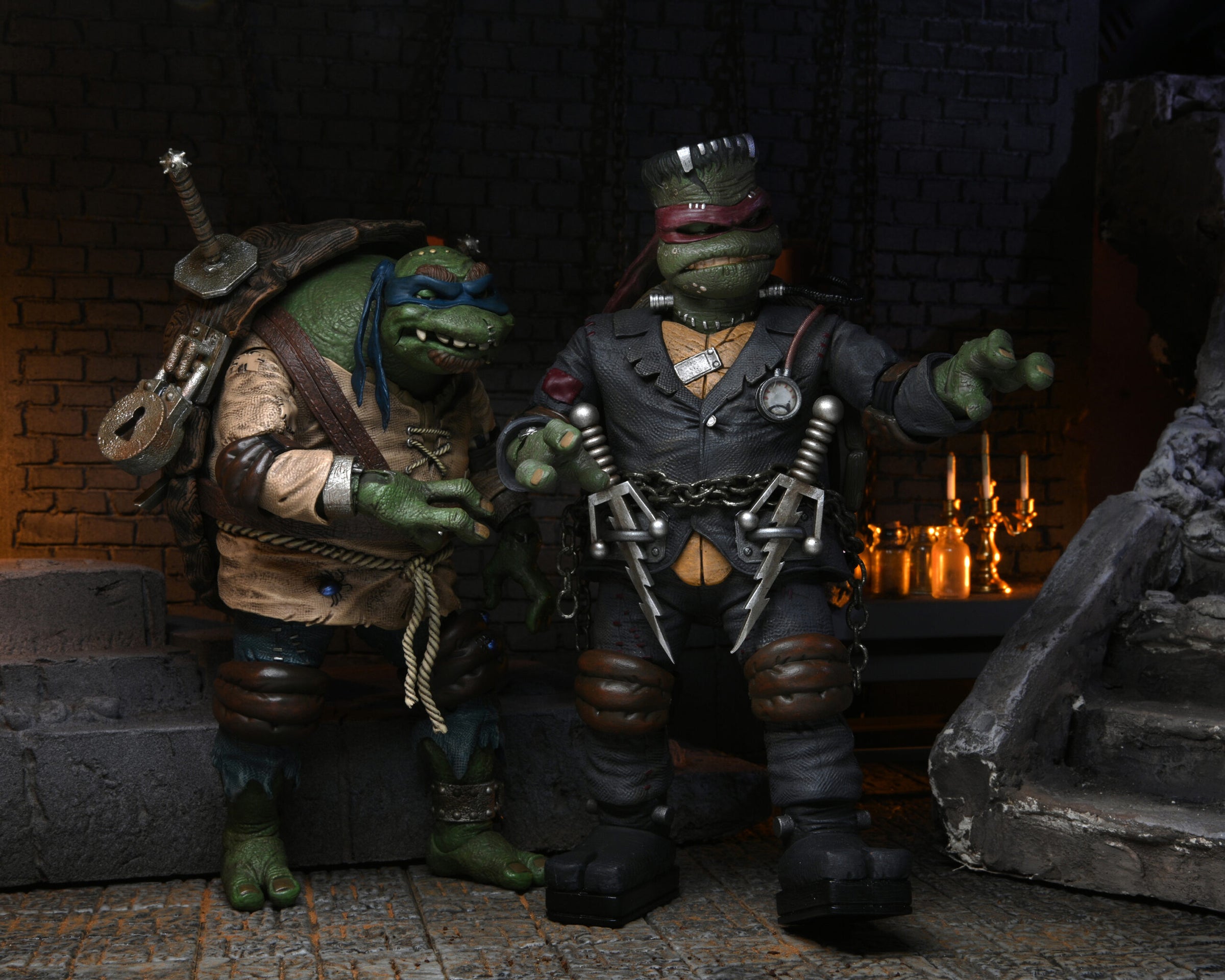 Universal Monsters x TMNT Ultimate Raphael as Frankenstein's Monster