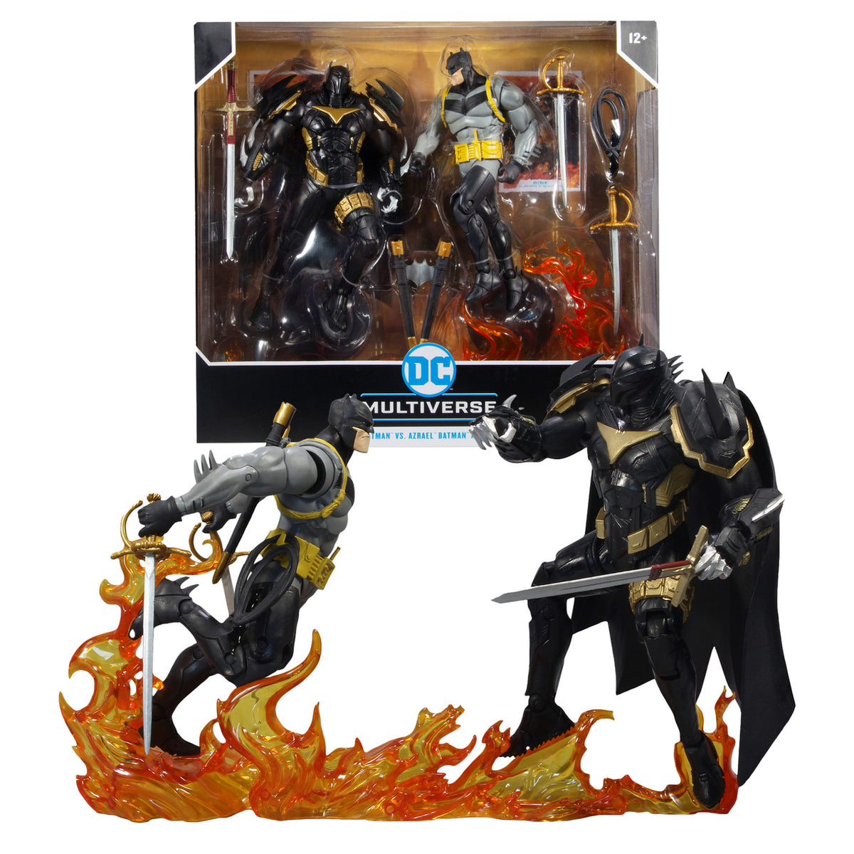 White Knight vs Azrael (DC Multiverse) 7" Figures Multipack By Mcfarla