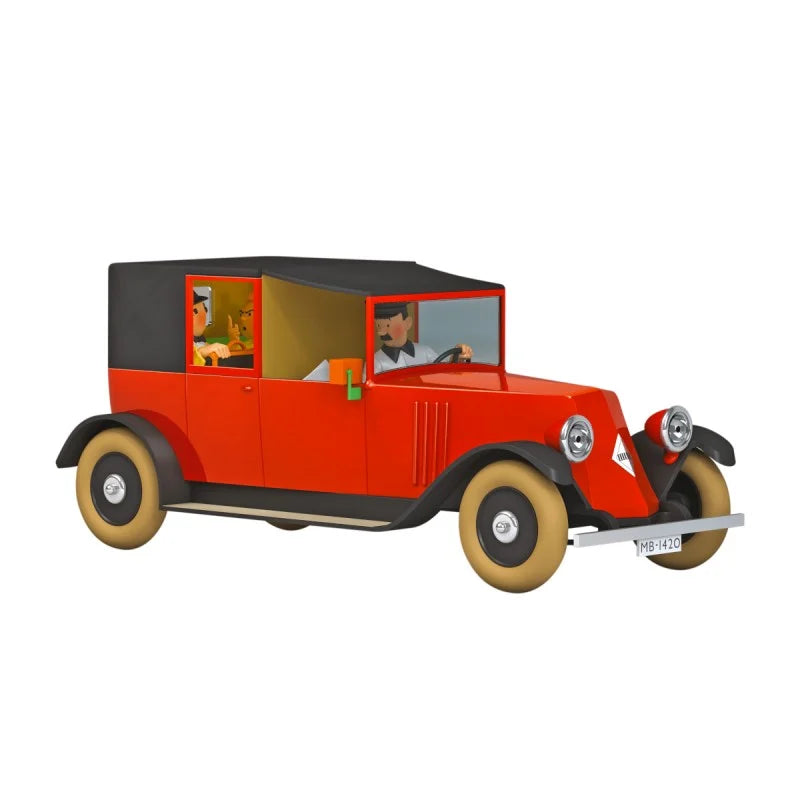 ADVENTURES OF TINTIN Tintin Car #25 1/24 Scale The Red Taxi