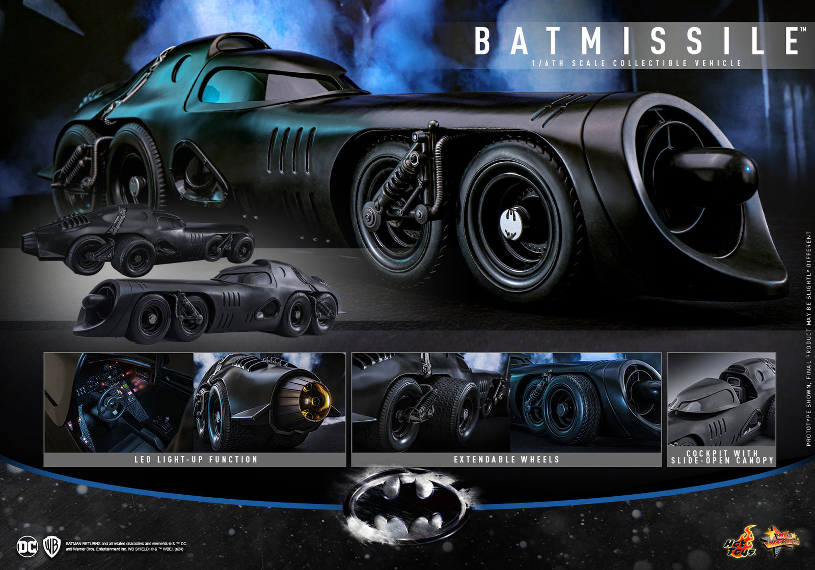 Batman Returns: Batmissile Sixth Scale Figure Accessory by Hot Toys