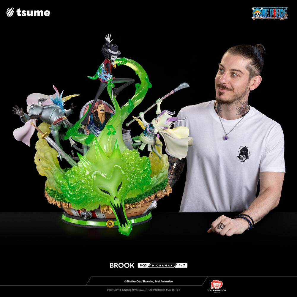 One Piece HQS Dioramax Brook Statue BY tsume