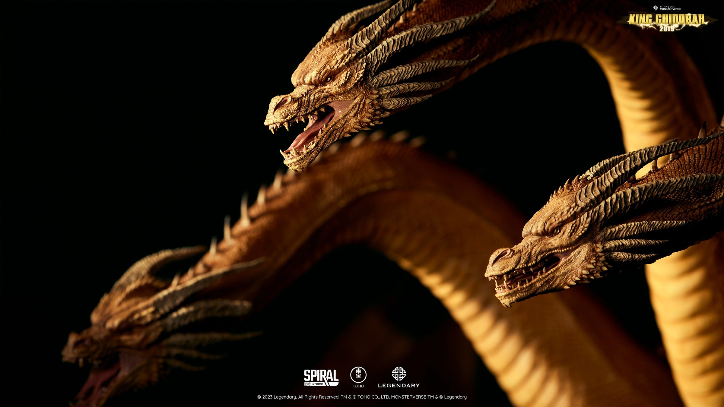 King Ghidorah (2019) Titans of the Monsterverse Statue by Spiral Studi