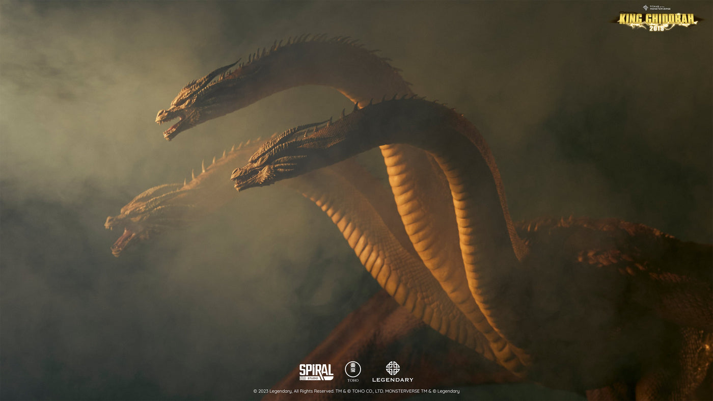 King Ghidorah (2019) Titans of the Monsterverse Statue by Spiral Studi