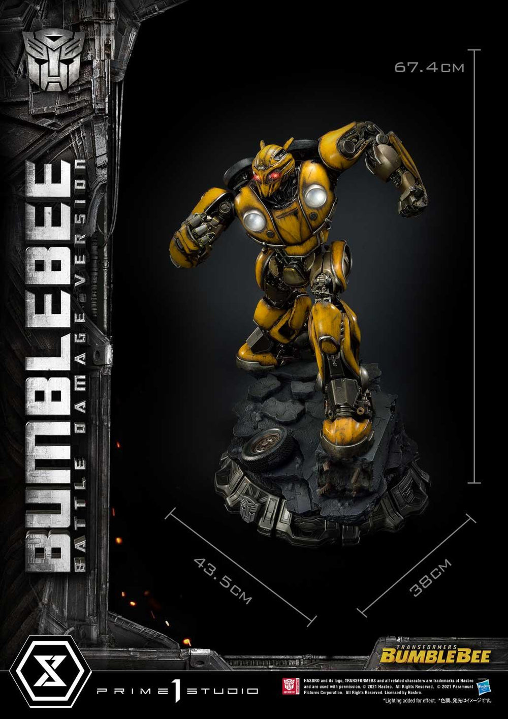 Bumblebee Battle Damaged Version Statue by Prime 1 Studio