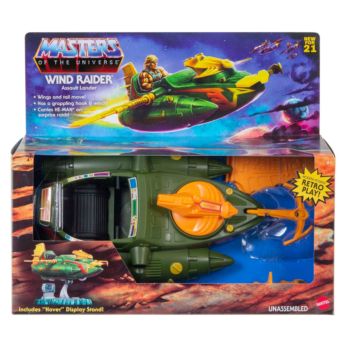 Masters Of The Universe Origins Wind Raider Vehicle By Mattel